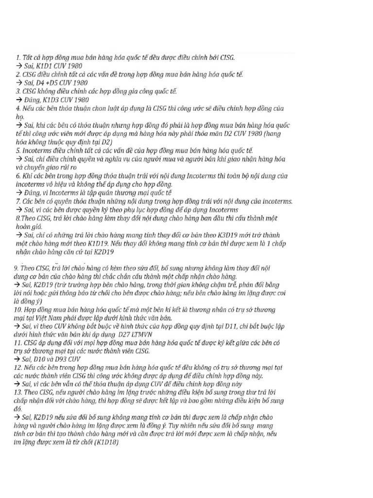 Ôn Tập TMQT | PDF