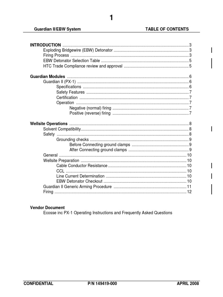 CHOM - Intro Guardian EBW System - April2008 | PDF | Electricity ...