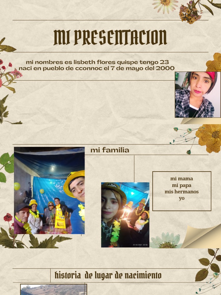 Mi Presentacion | PDF