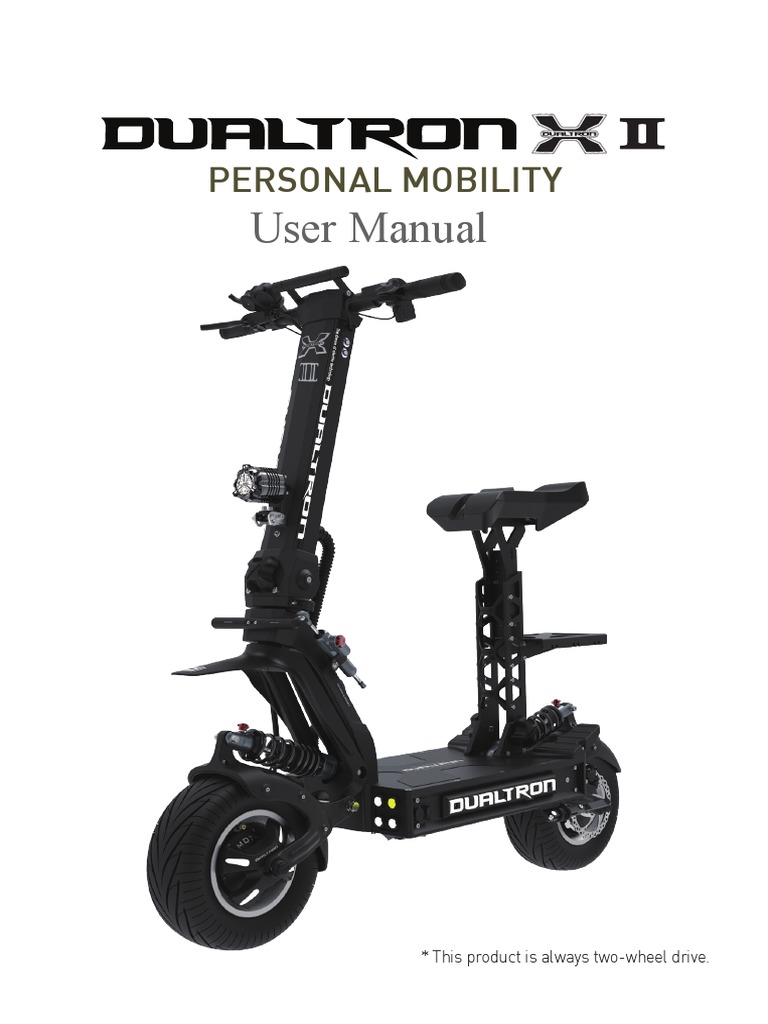 Dualtron X2 en UserManual | PDF Dualtron X2 en UserManual | PDF
