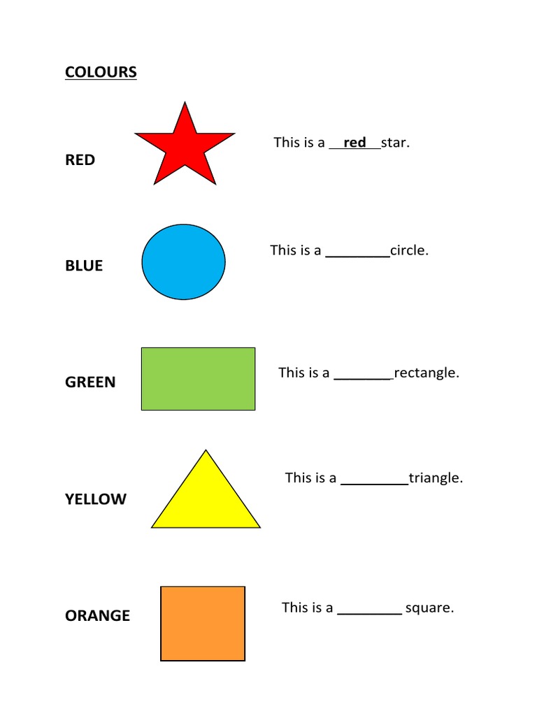 Shapes & Colours | PDF | Home & Garden