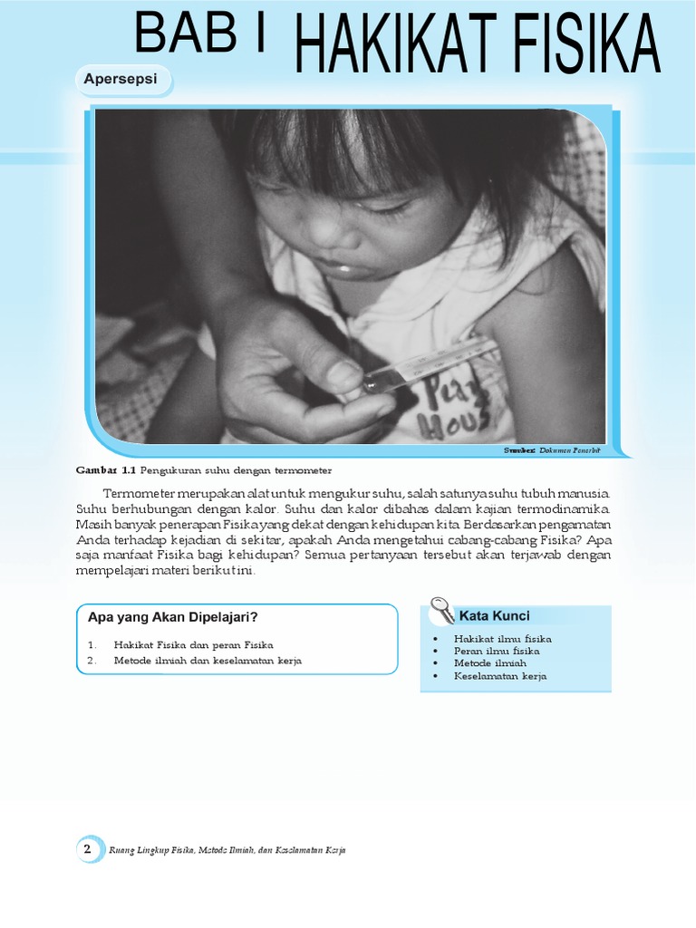 Bab 1 Hakikat Fisika | PDF