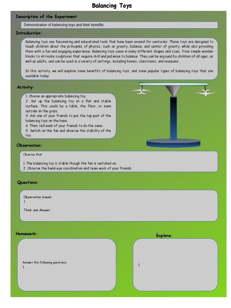 Balancing Toys | PDF