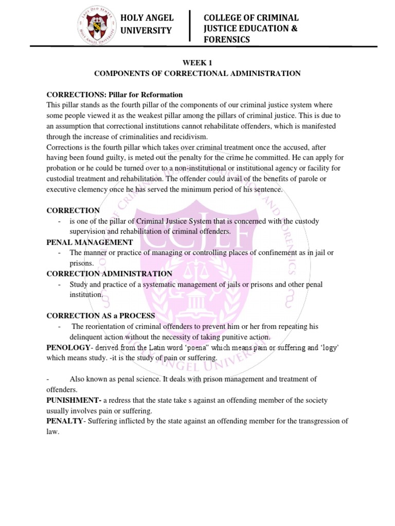 Overview of Community-Based Corrections | PDF | Probation | Prison