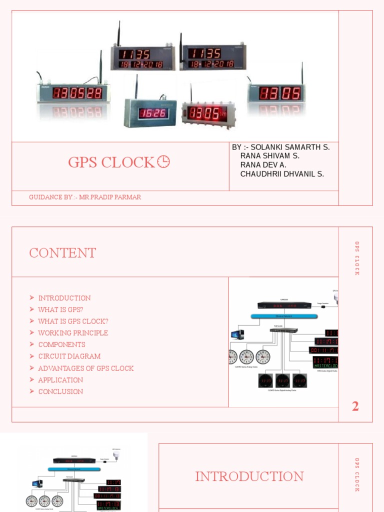 Gps Clock Final | PDF | Global Positioning System | Clock