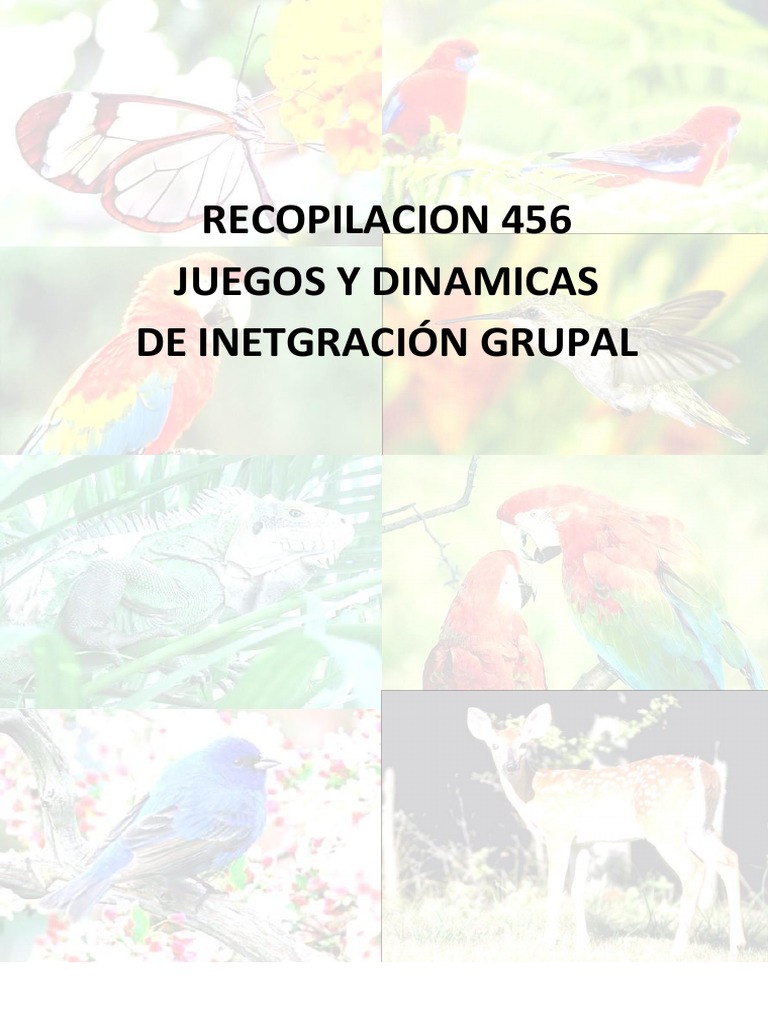 15 Recopilación de Juegos y Dinámicas de Integración Grupal | PDF ...