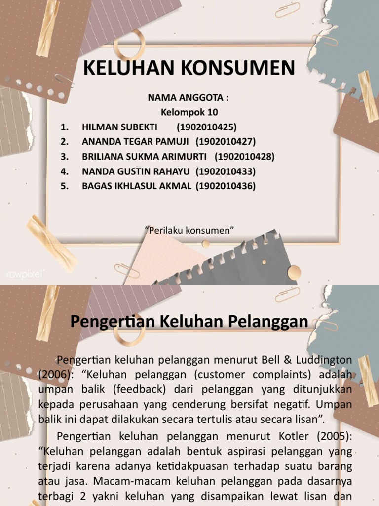 Keluhan Konsumen dan Solusinya | PDF