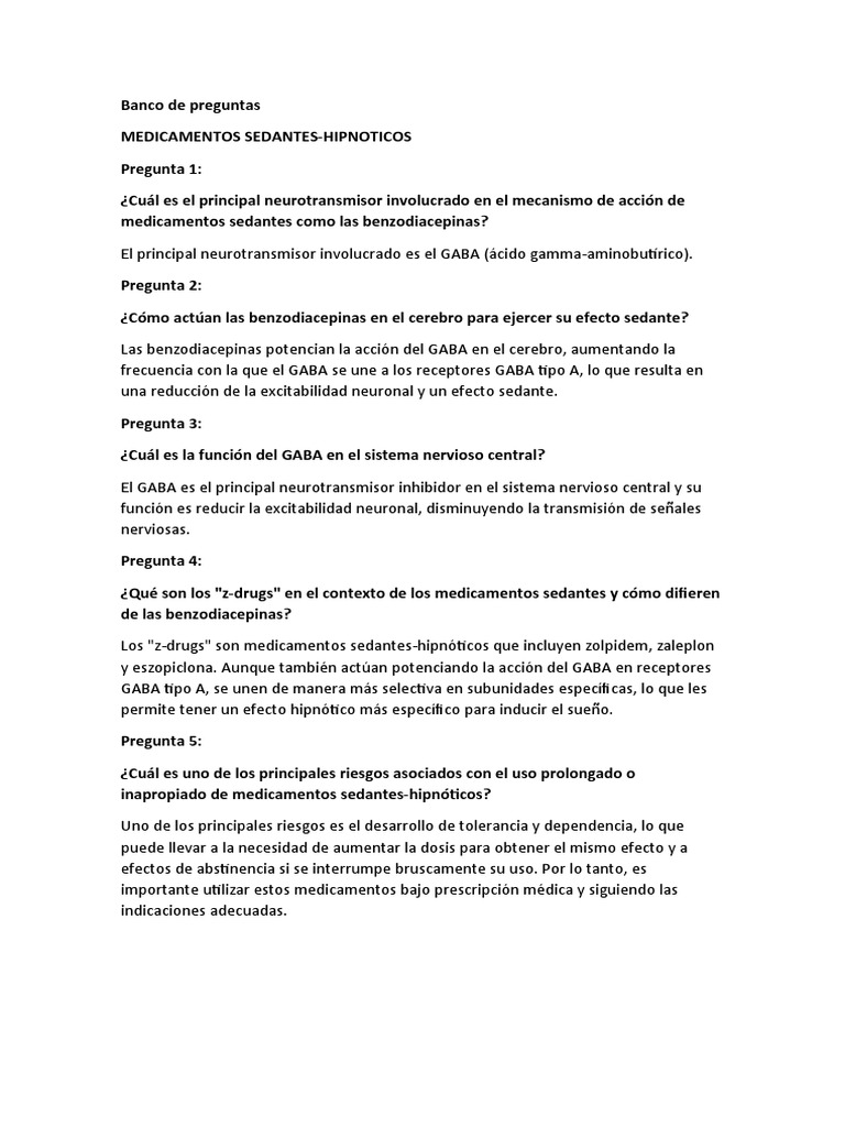 Banco de Preguntas | PDF