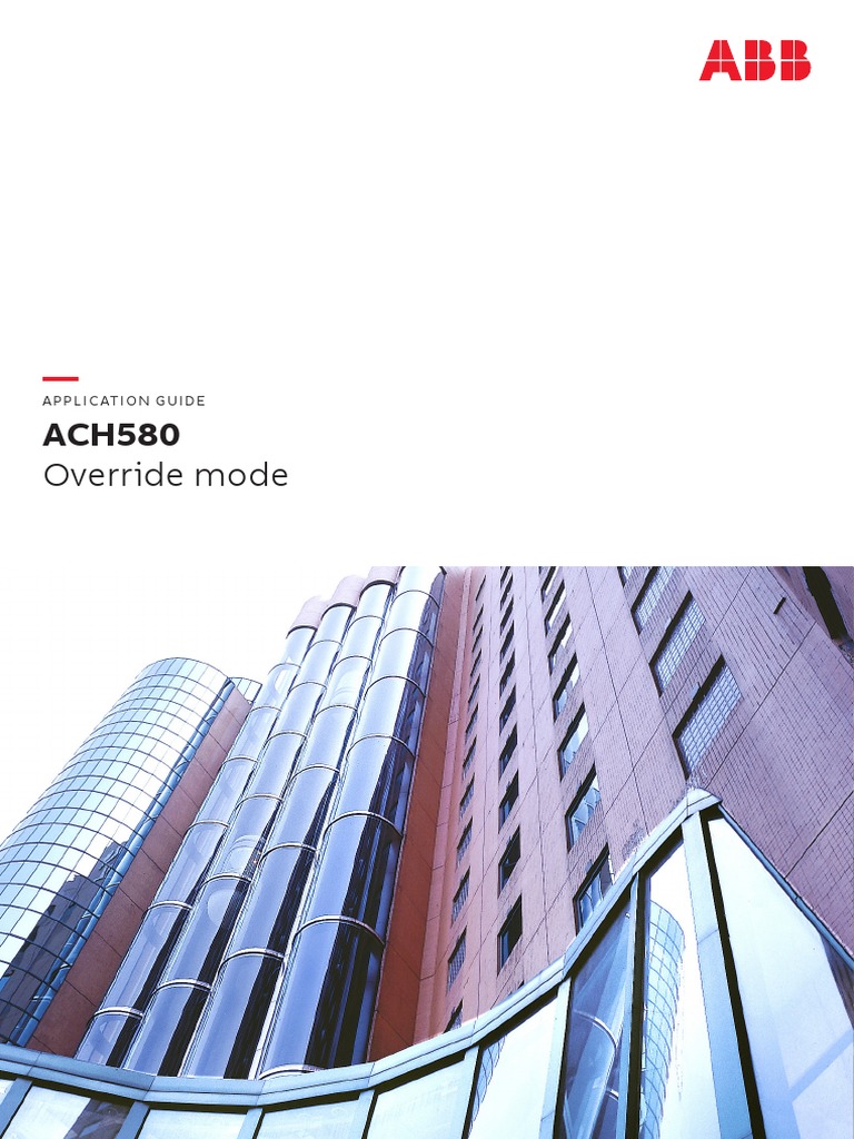ACH580 Override Functionality Appl Guide 3AUA0000206522 RevD EN | PDF ... ACH580 Override Functionality Appl Guide 3AUA0000206522 RevD EN | PDF ...