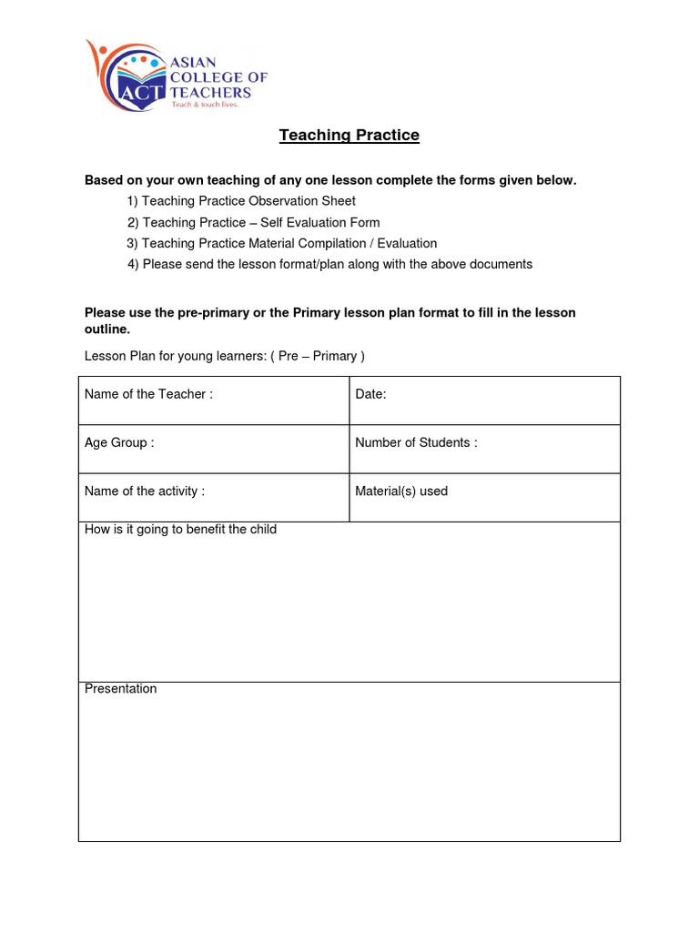 Teaching - Practice - Assignment 3 | PDF
