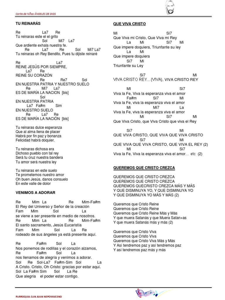 Cantos Ángeles de Dios SJN Adviento María y Navidad 2019 | PDF | María, madre de Jesús | Cristo ...