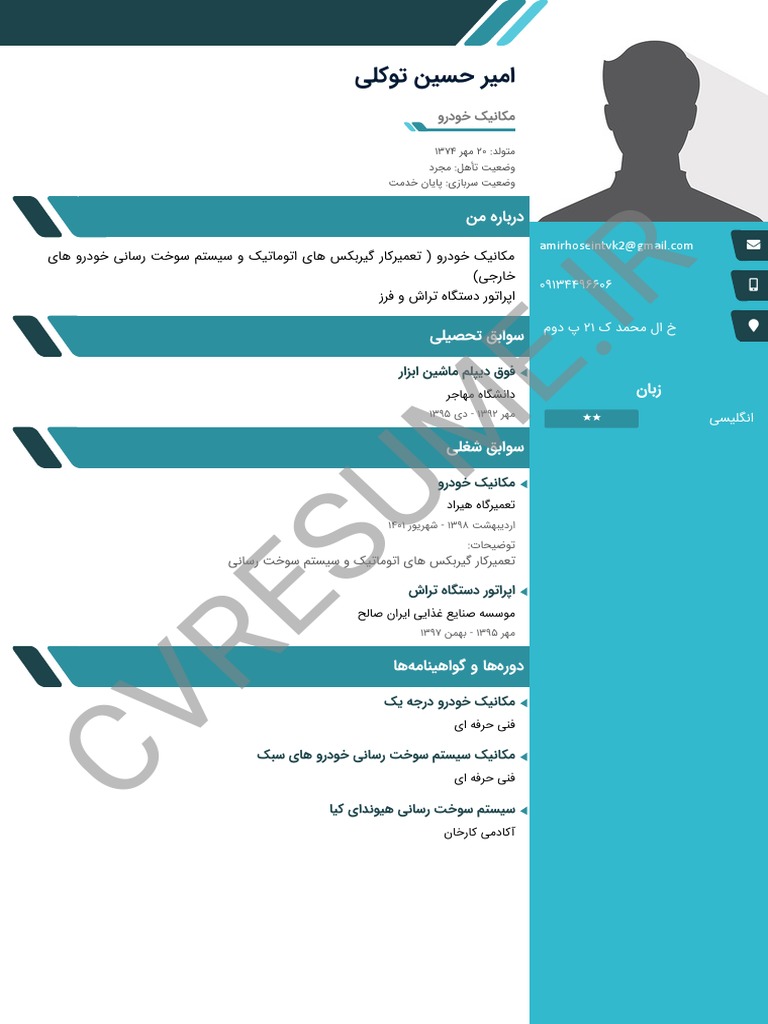 Resume File Cvresume Ir 78 | PDF