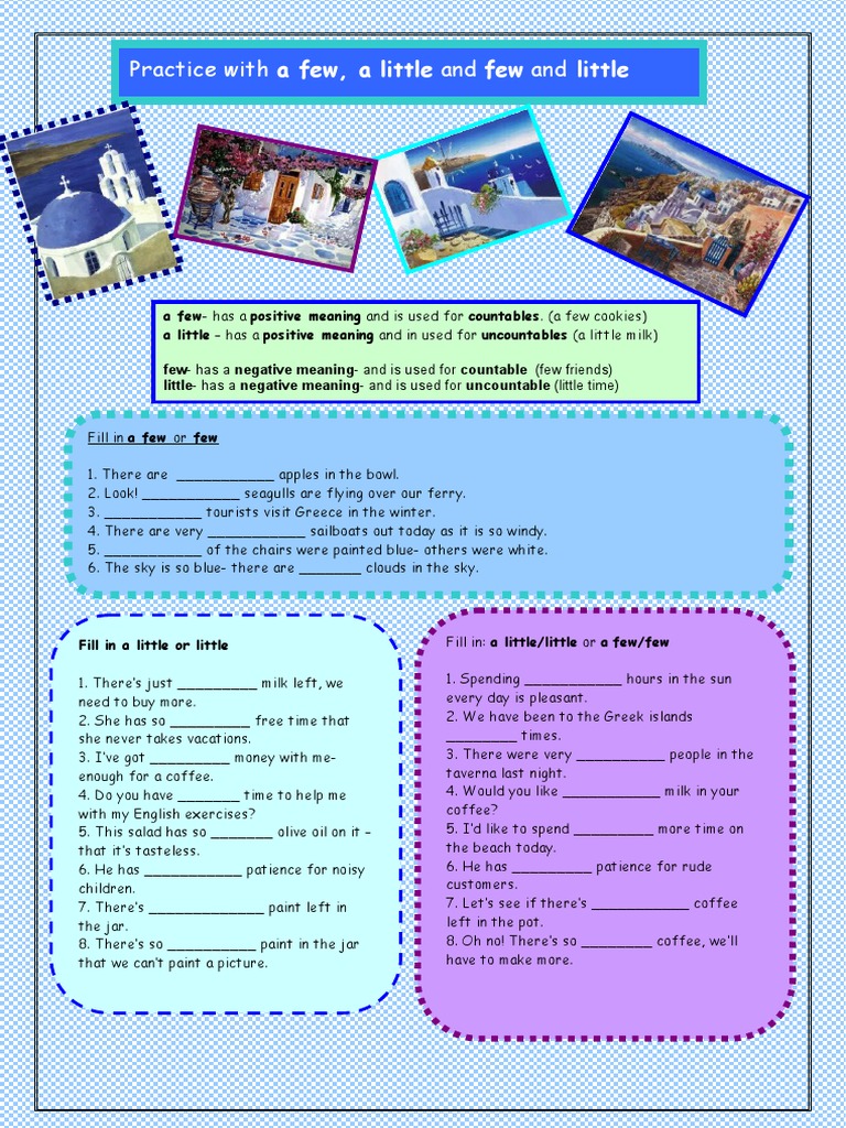 Quantifiers Few Little | PDF