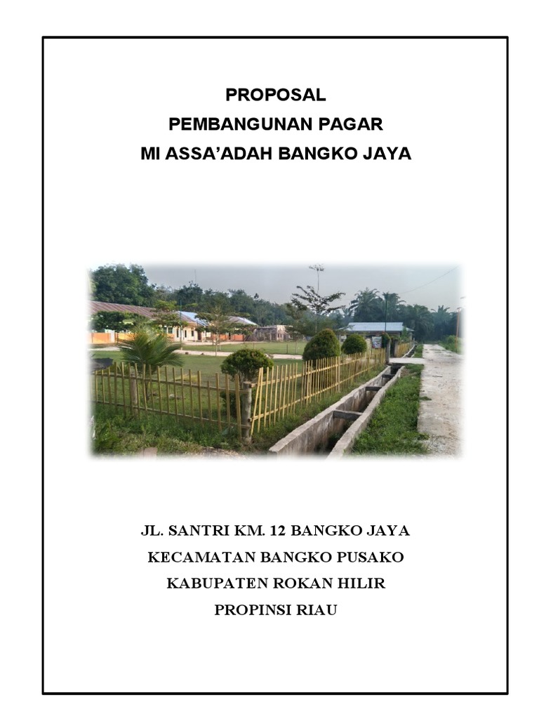 Proposal Pagar | PDF