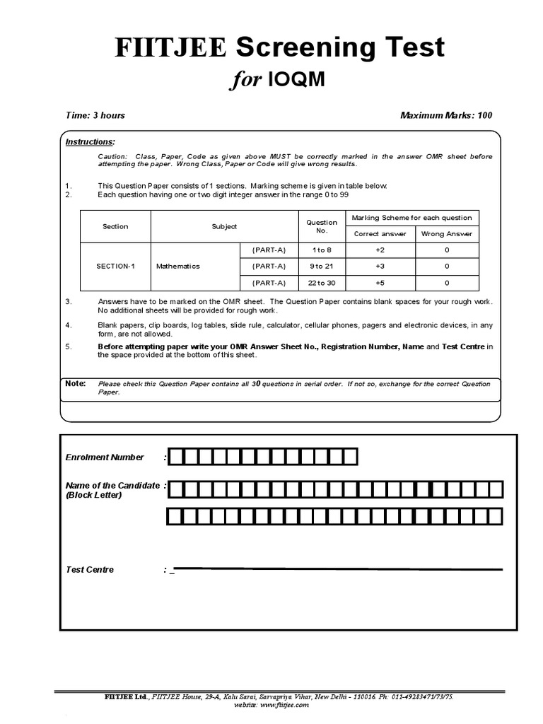 IOQM Final | PDF | Factorization | Rectangle