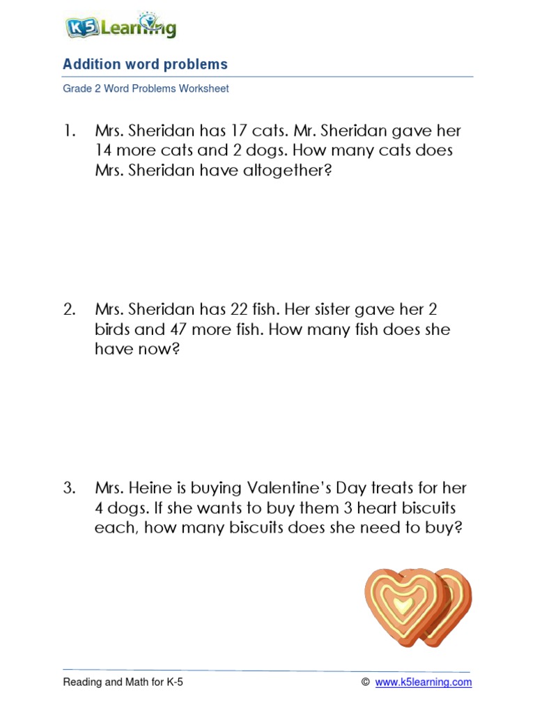 ITMC Grade-2-Addition-Word-Problems-F | PDF