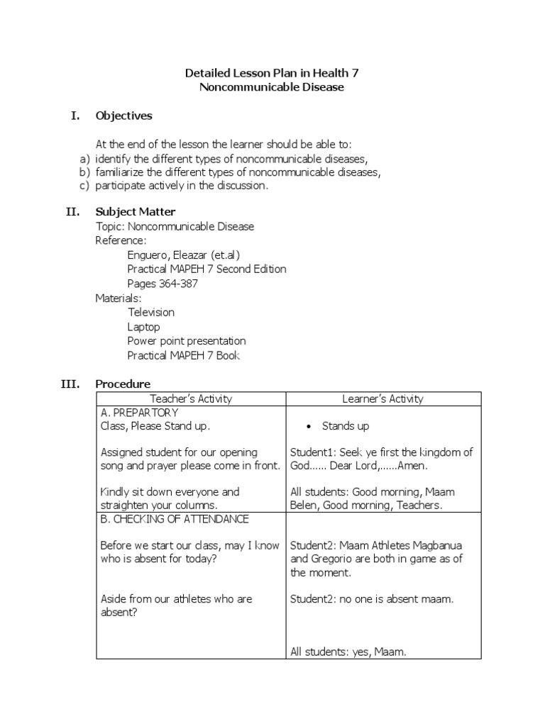 Detailed-Lesson-Plan-in-Health-7 | PDF