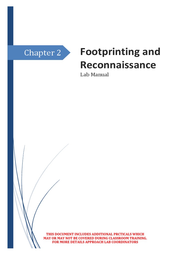 2 FootPrinting - LabManual | PDF | Domain Name | Search Engine Indexing