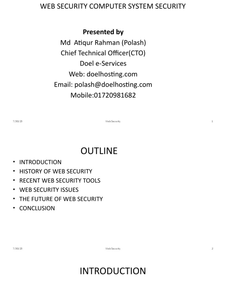Web Security Pdf