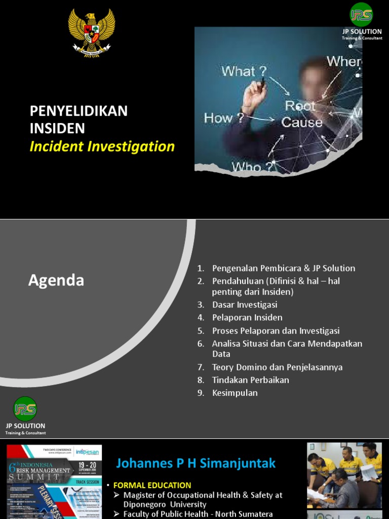 Presentasi Incident Investigasi | PDF