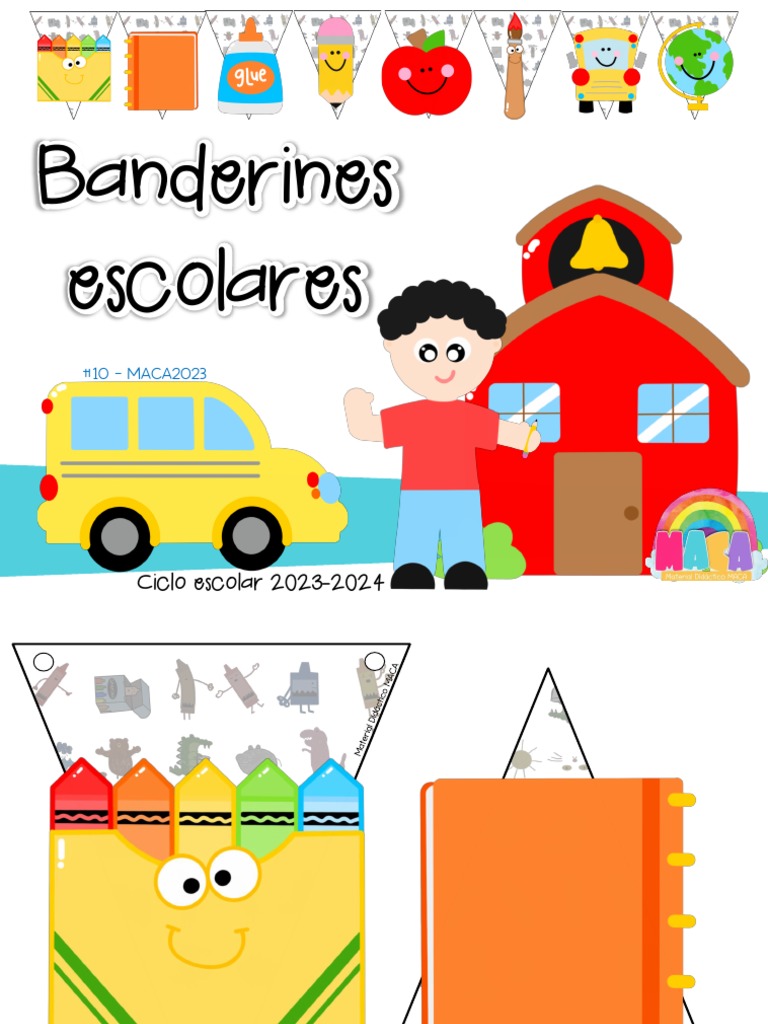 Banderines Escolares | PDF