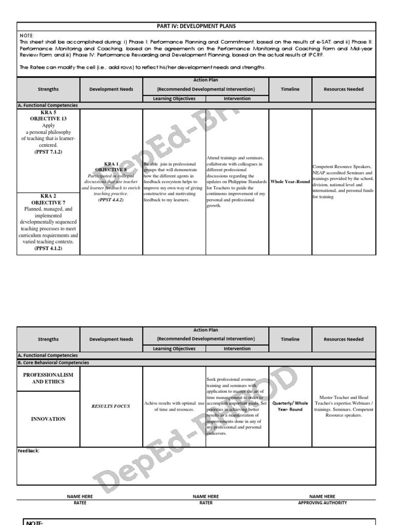 Development Plan | PDF