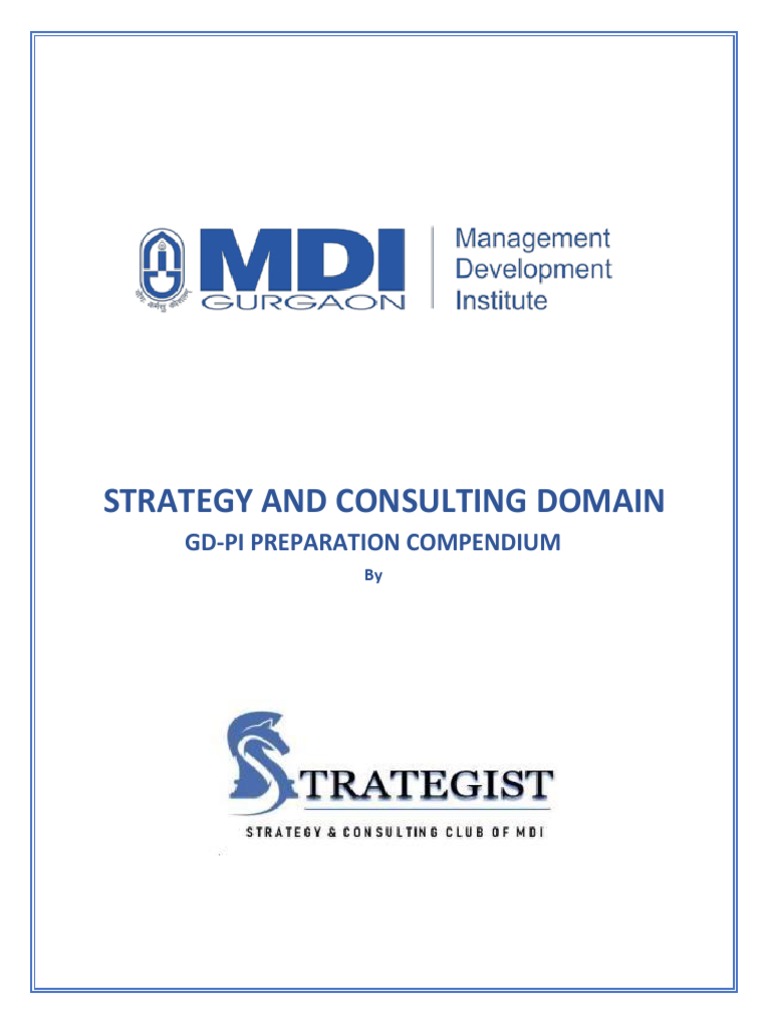 Strategy & Consulting Prep Guide | PDF