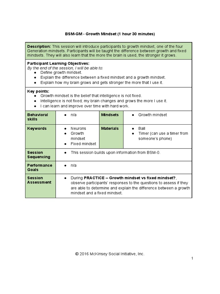 11 BSM-GM - Growth Mindset VF | PDF