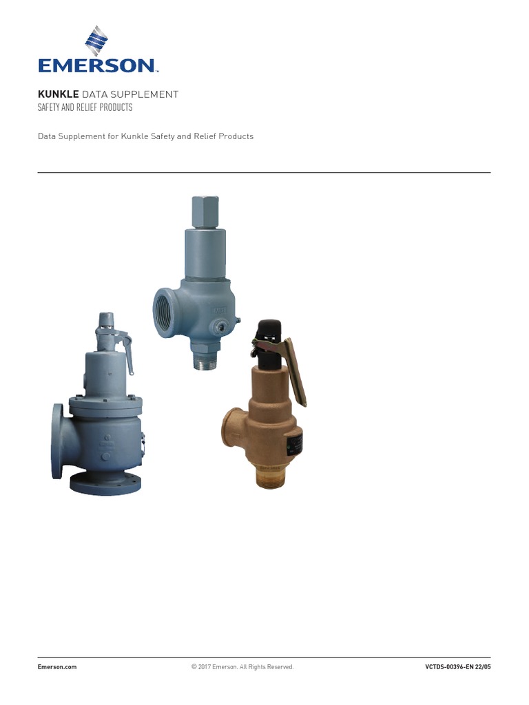 Product Brochure Kunkle Data Supplement For Safety Relief Products ...