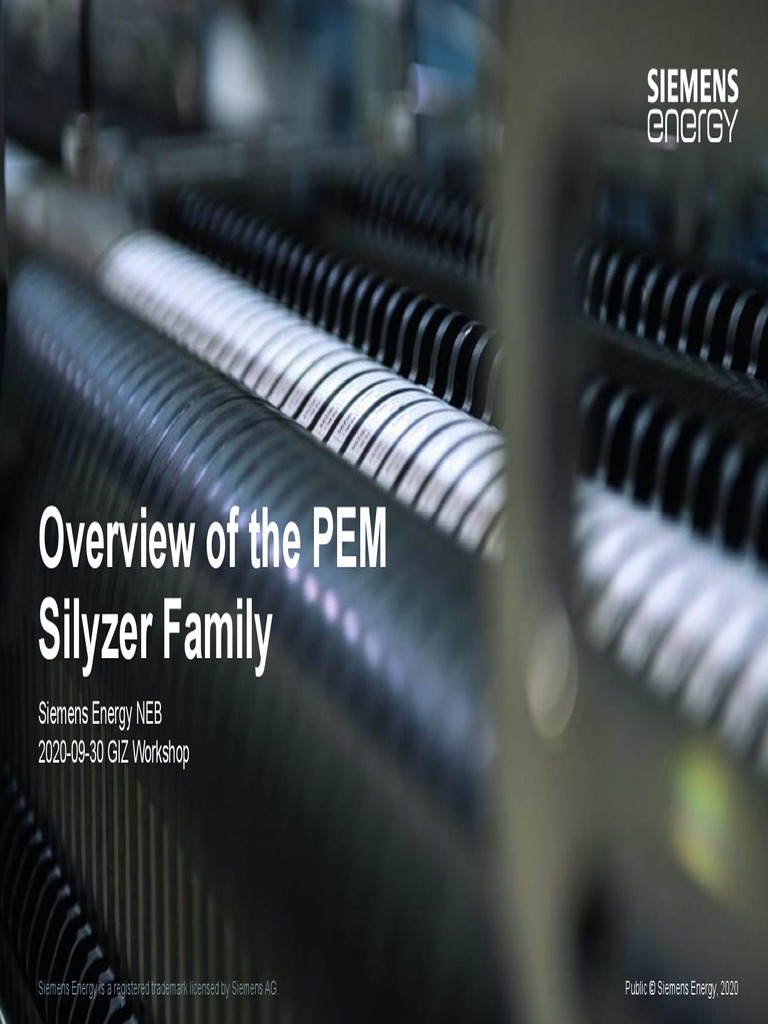 Siemens Energy Silyzer 20200930-SE-NEB-PEM-Electrolyzer-and ...