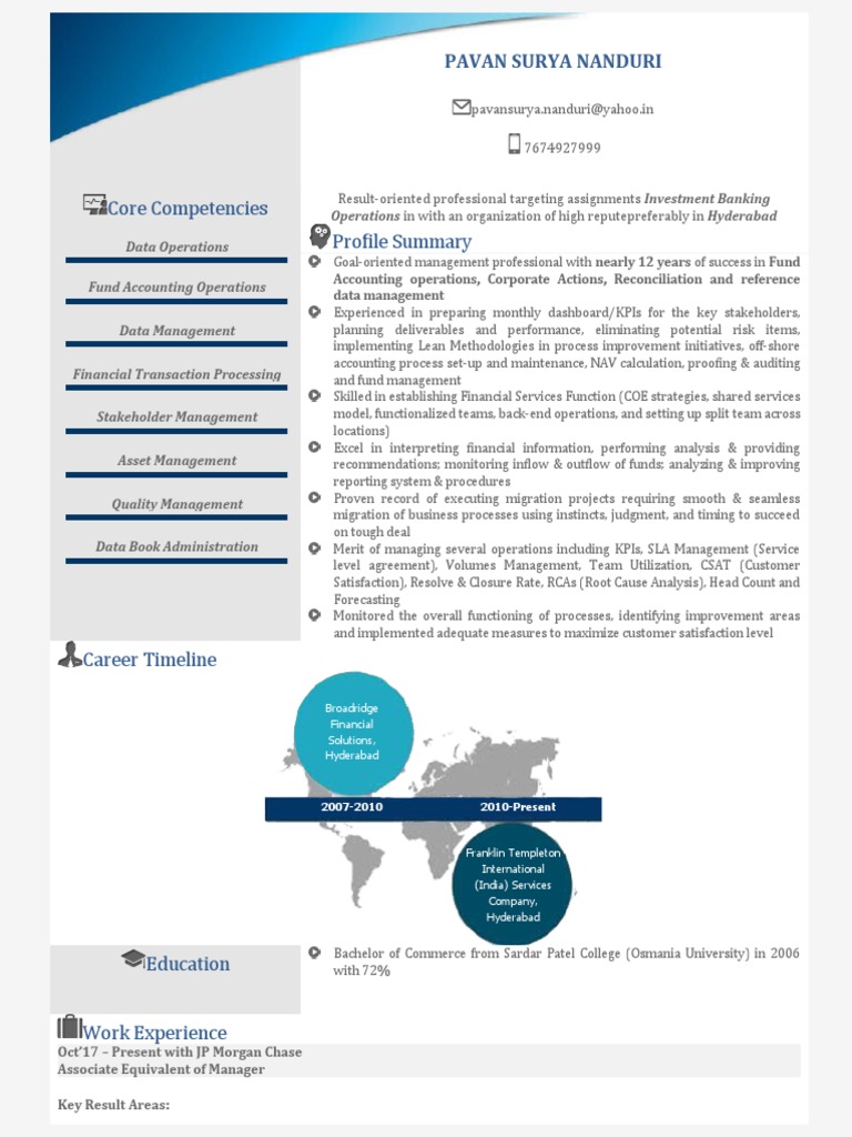 Pavan Nanduri - Resume Old Version | PDF
