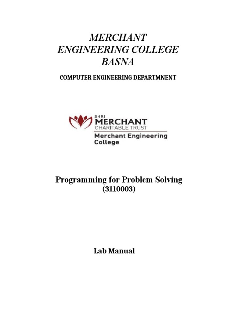 PPS Lab Manual | Download Free PDF | Pointer (Computer Programming) | Area