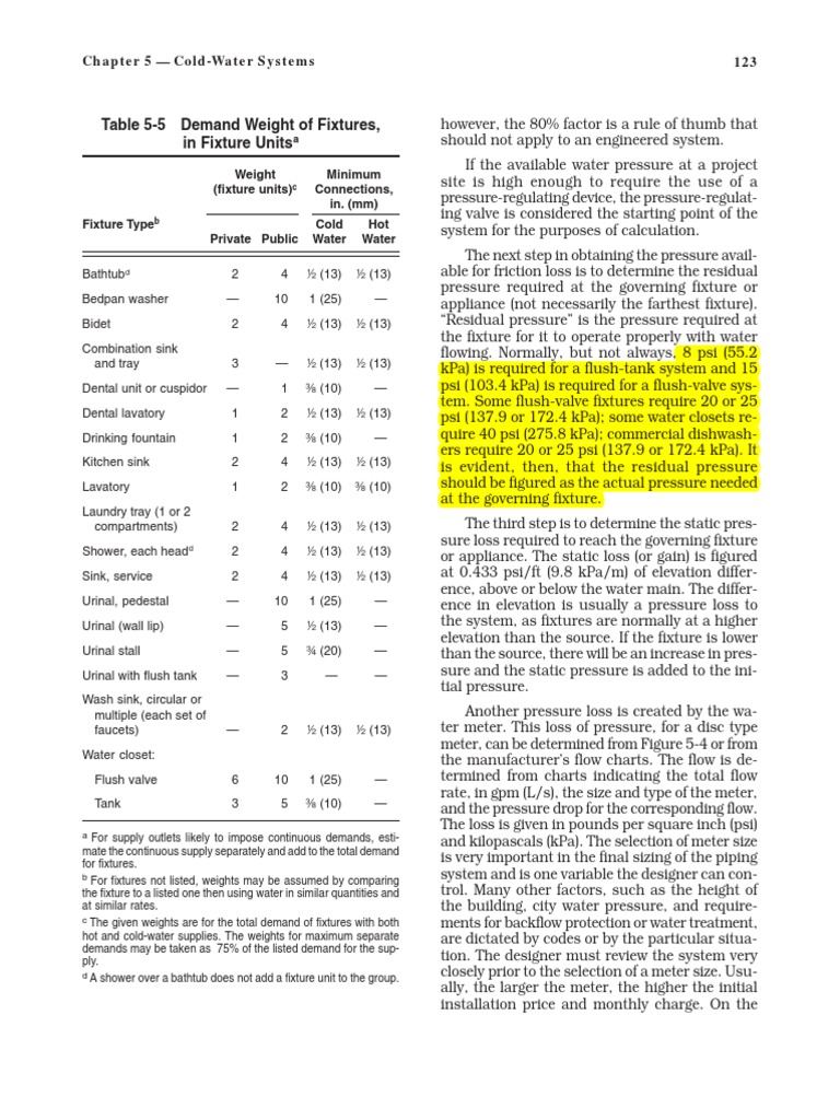 ASPE Data Book Vol 2-Chapter5 - P123 | PDF