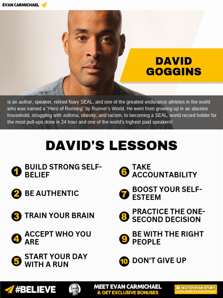 Goggins' Rules for Unstoppable Success | PDF | Self-Improvement | Lifestyle