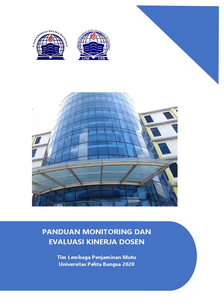 Contoh SK Panduan-Monev-Kinerja-Dosen-UPB-REV | PDF