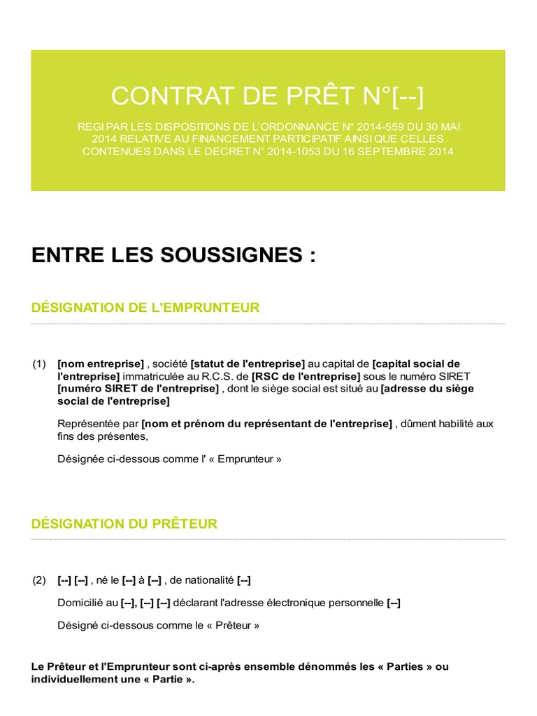 Contrat Type IFP | PDF
