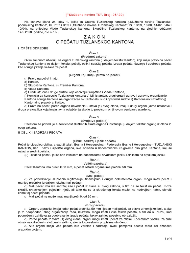 Zakon o Pecatu | PDF