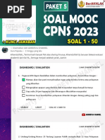 50 Soal Dan Jawaban MOOC SwaSar PPPK Tahap 2 2024 LENGKAP Terbaru | PDF