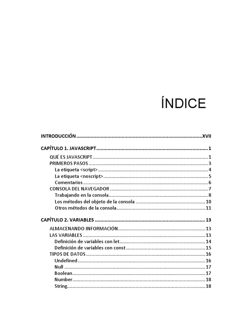 Índice | PDF