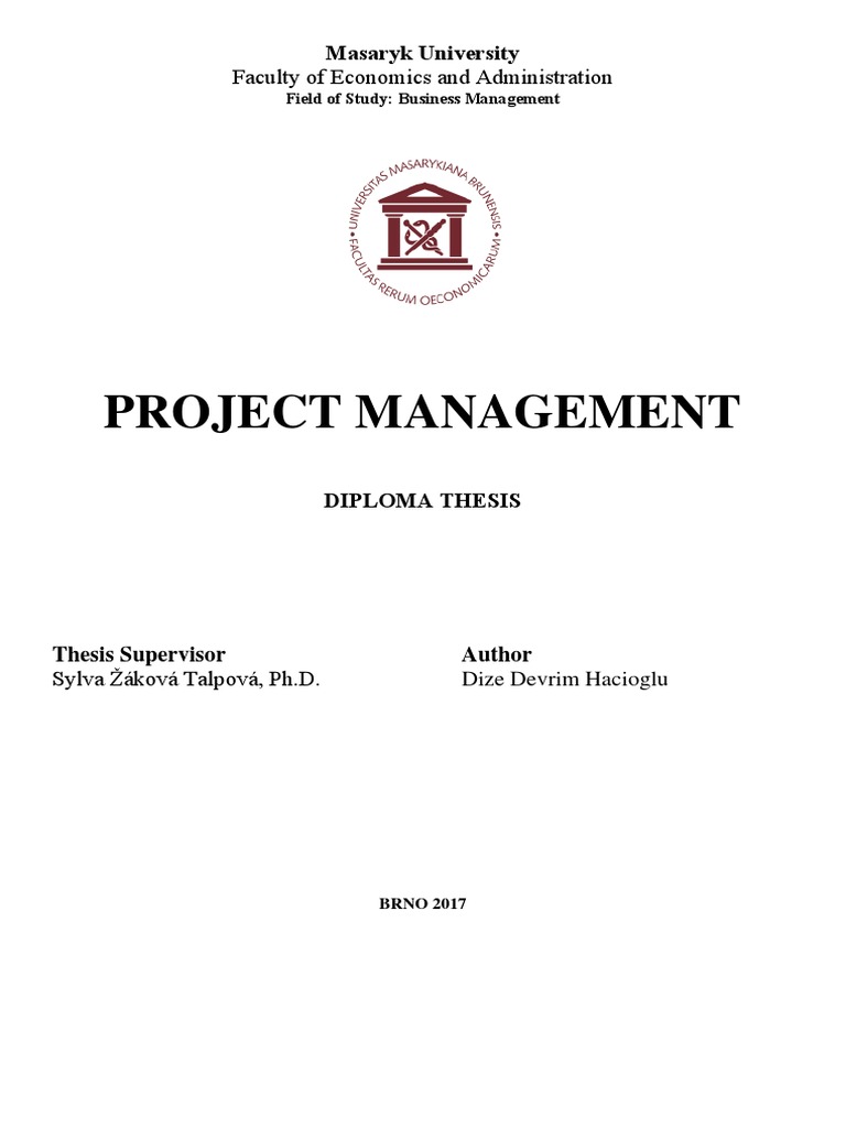 PROJECT MANAGEMENT-Dize Devrim Hacioglu - Diploma Thesis | PDF | Agile ...