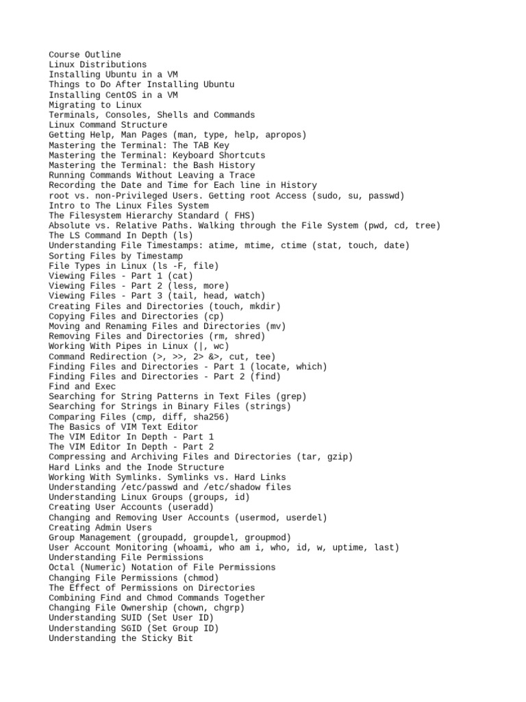 DevOps Bootcamp Learn Linux & Become A Linux Sysadmin | PDF