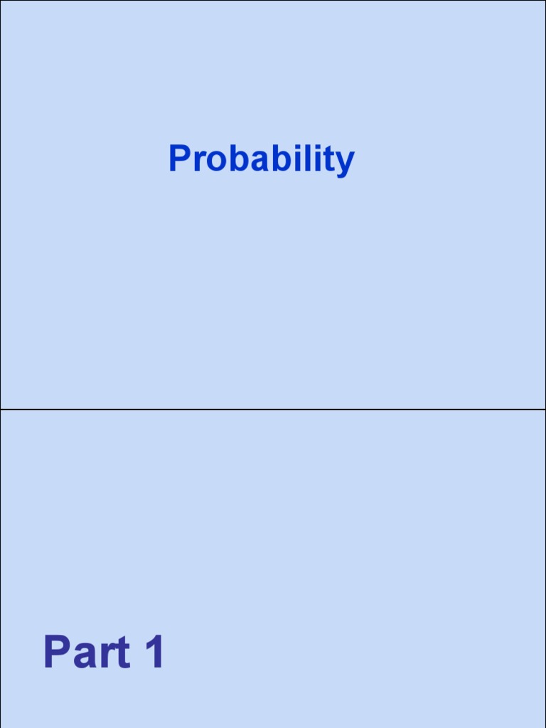L4 Probability and Counting Techniques | PDF | Probability | Mathematics