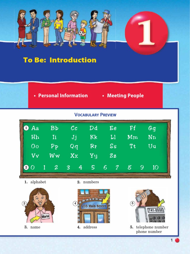 Side by Side 1 Unit 1 | PDF