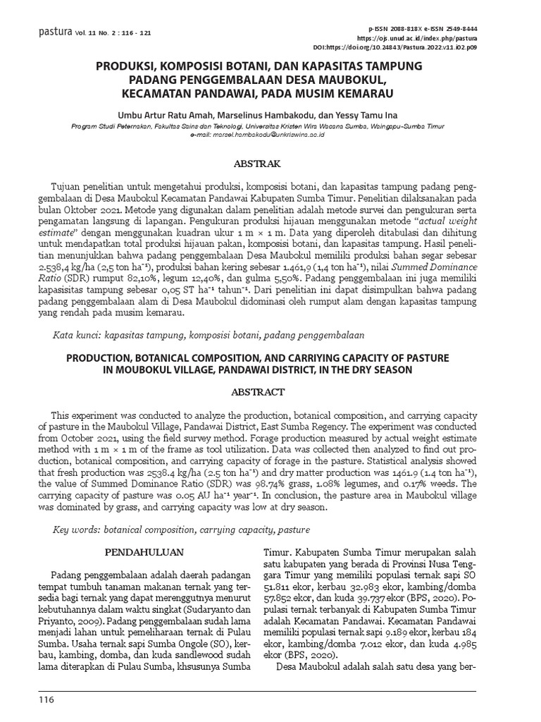 Kapasitas Tampung | PDF