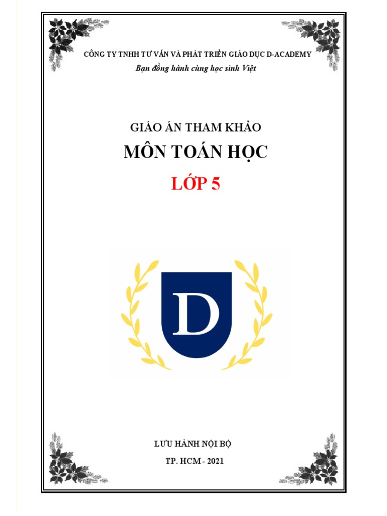 Giáo Án Toán L P 5 | PDF