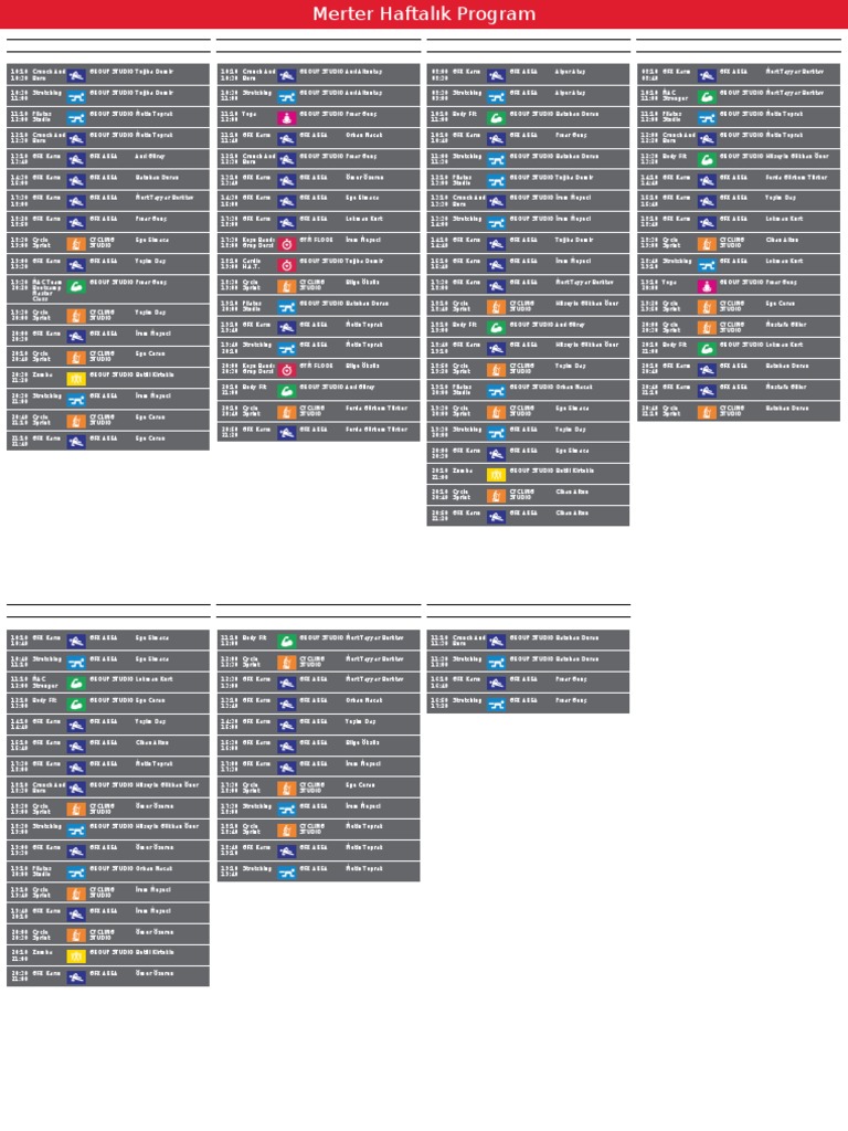 Haftalik Program | PDF