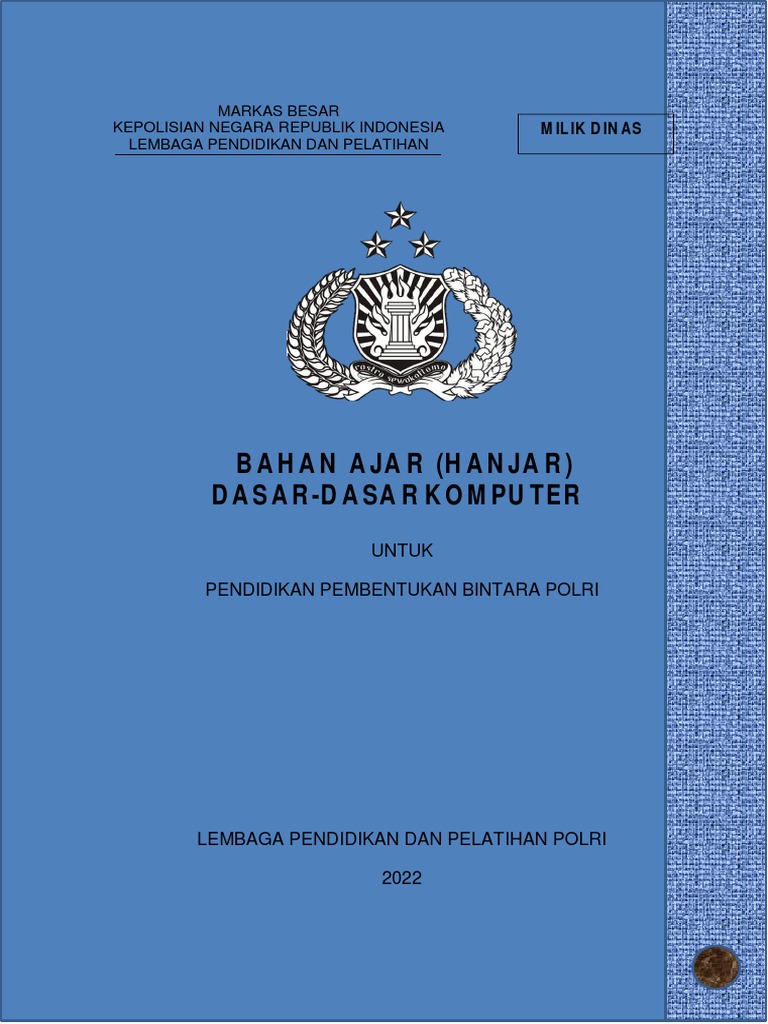 Hanjar Dasar Komputer Bintara | PDF