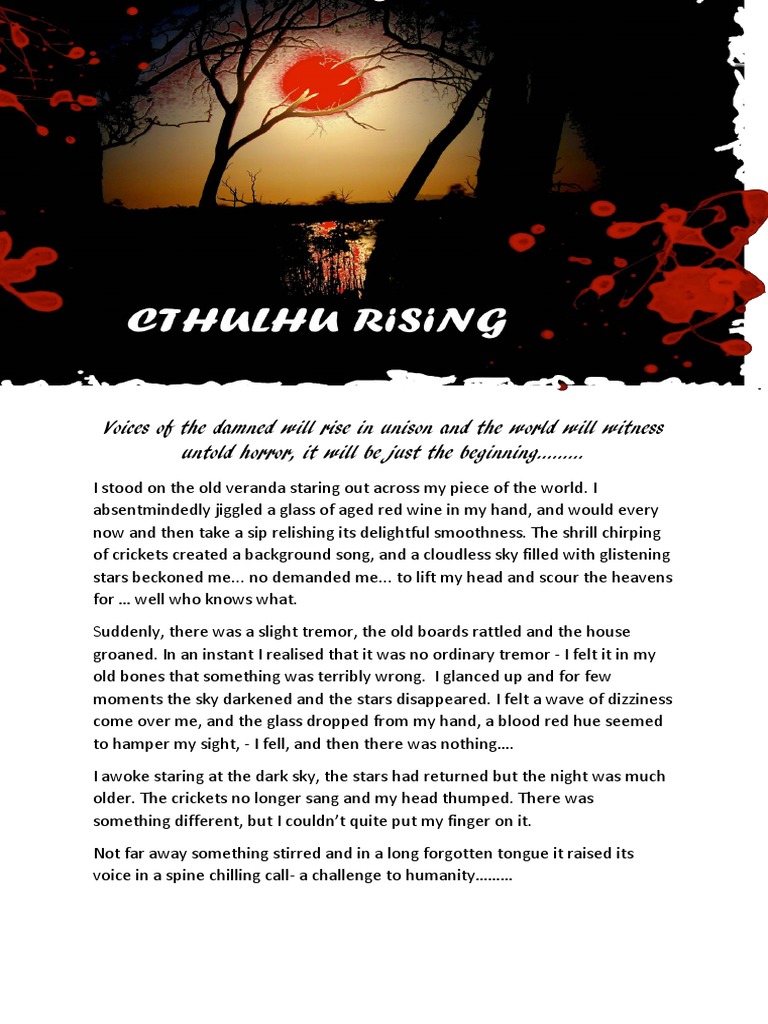 COC LCG Solo Variant - Cthulhu Rising V2.1 - White Background | PDF