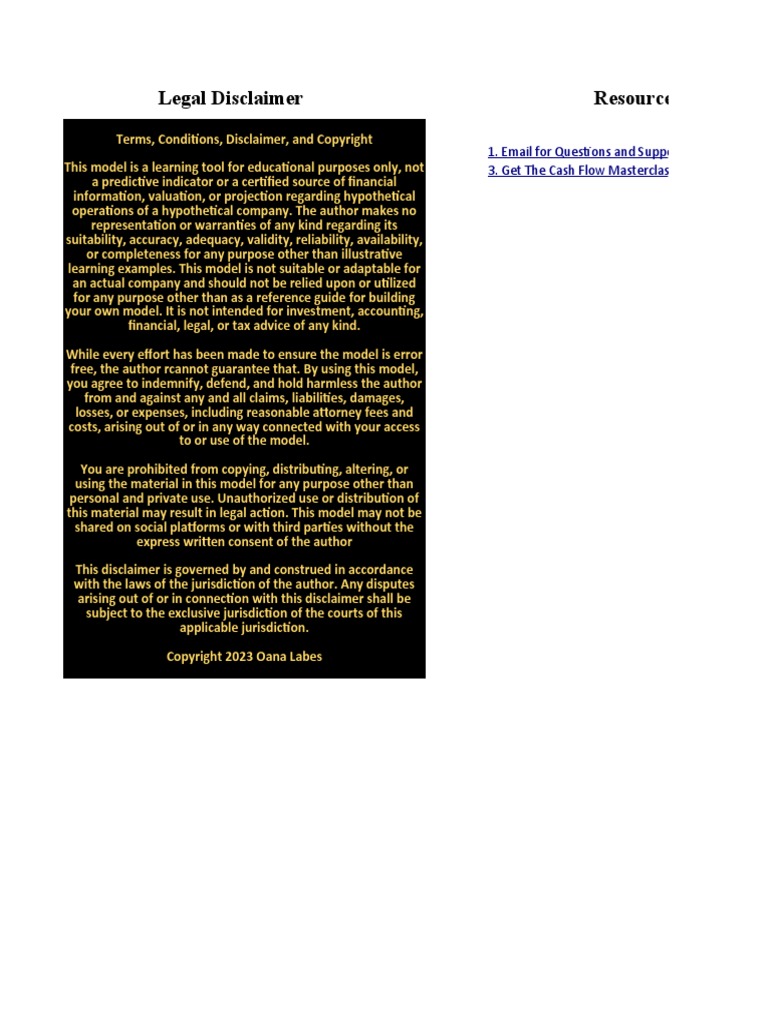 Click File - Download - The Corporate Finance Cheat Sheet - Oana Labes ...