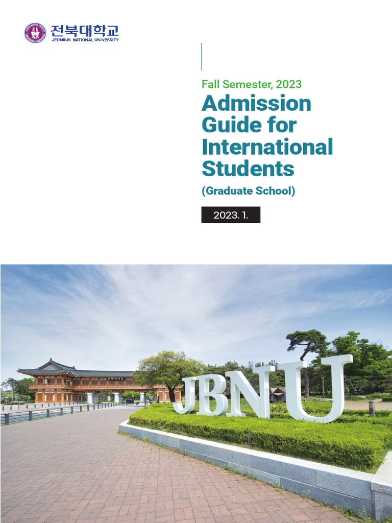 Application Guide For Fall 2023 Graduate Admission | PDF